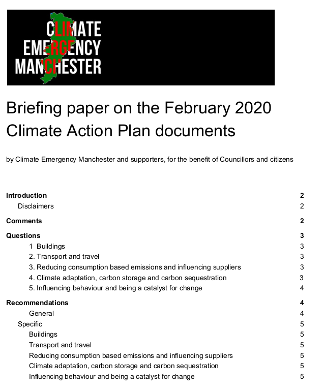 New briefing paper slams Manchester Council ‘non-plans’ on climate ...