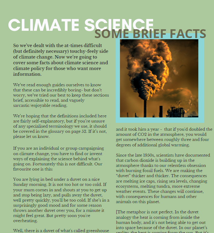 Climate Science- Some Basic Facts – Climate Emergency Manchester
