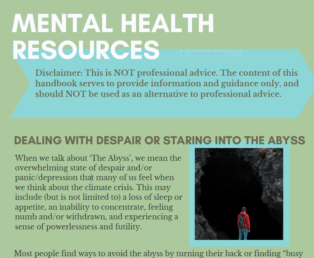 Abyss-staring and Morale Maintenance – Climate Emergency Manchester